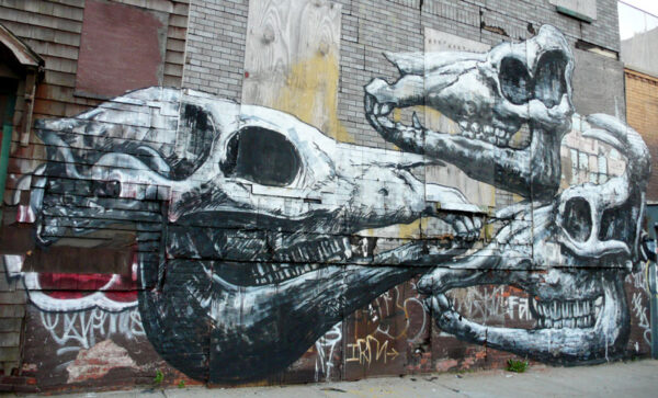 20 designs of Skull street art - Skullspiration