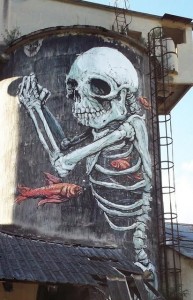 Skeleton Mural - Skullspiration