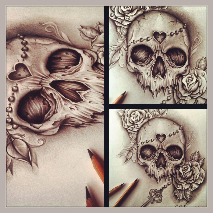 Skull Ink Designs by Edward Miller - Skullspiration