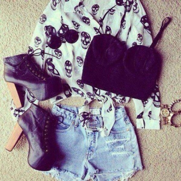 40 skull outfit ideas - Skullspiration